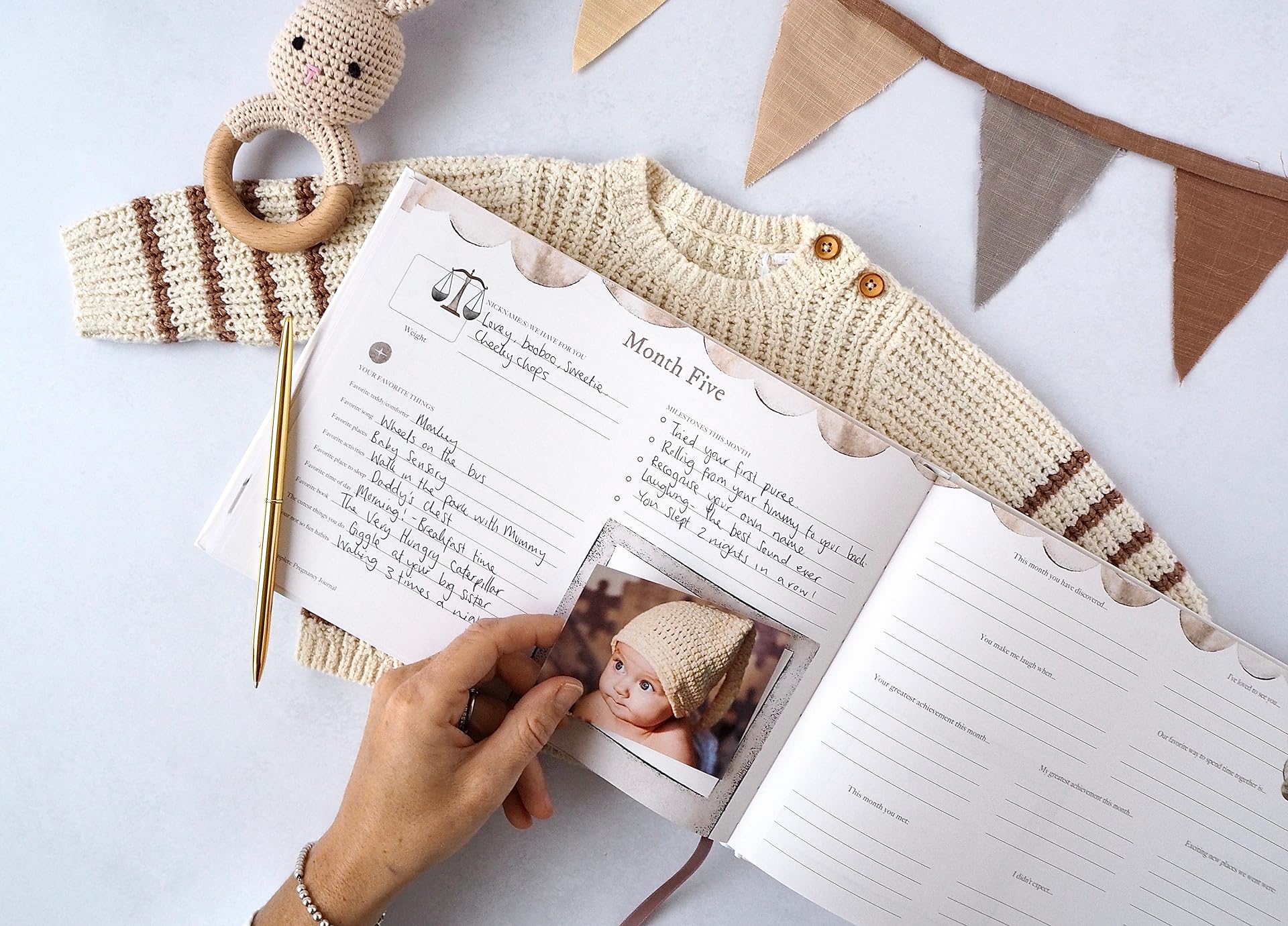 Baby Memory Books, Record from Birth to Age 5 | Bibi and Beau – Bibi & Beau