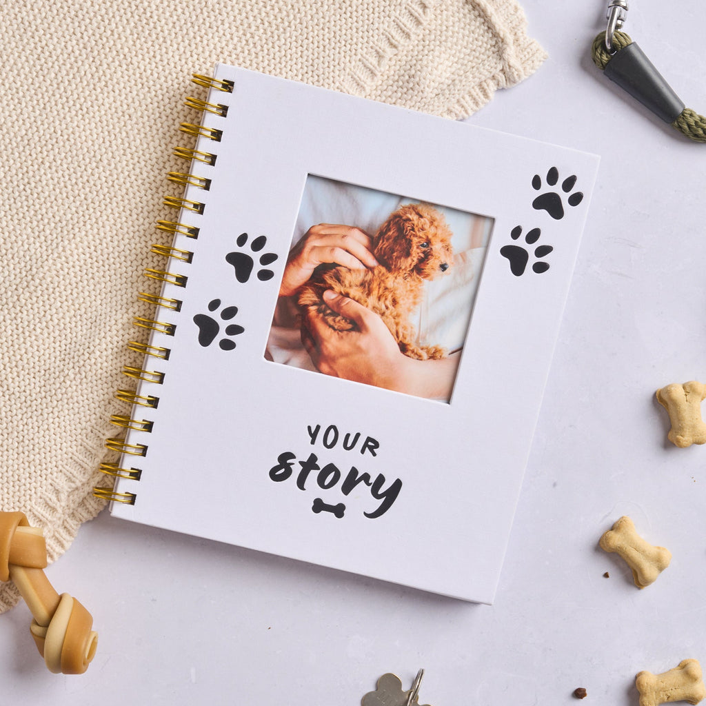 Dog Memory Book & Keepsake Photo Album | New Puppy Gift (UK) – Bibi & Beau