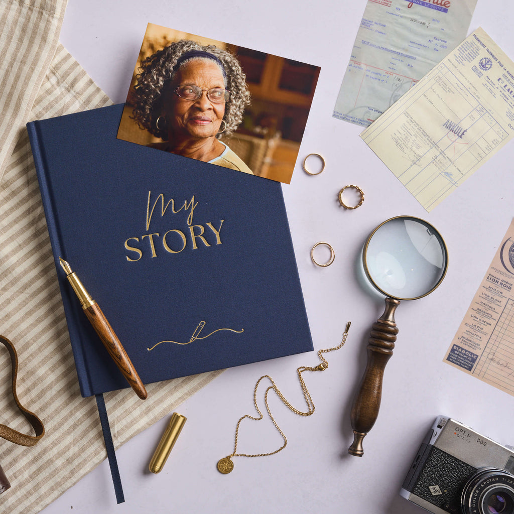 Legacy Journal - Story Of My Life Grandparents Journal - Navy (USA ...